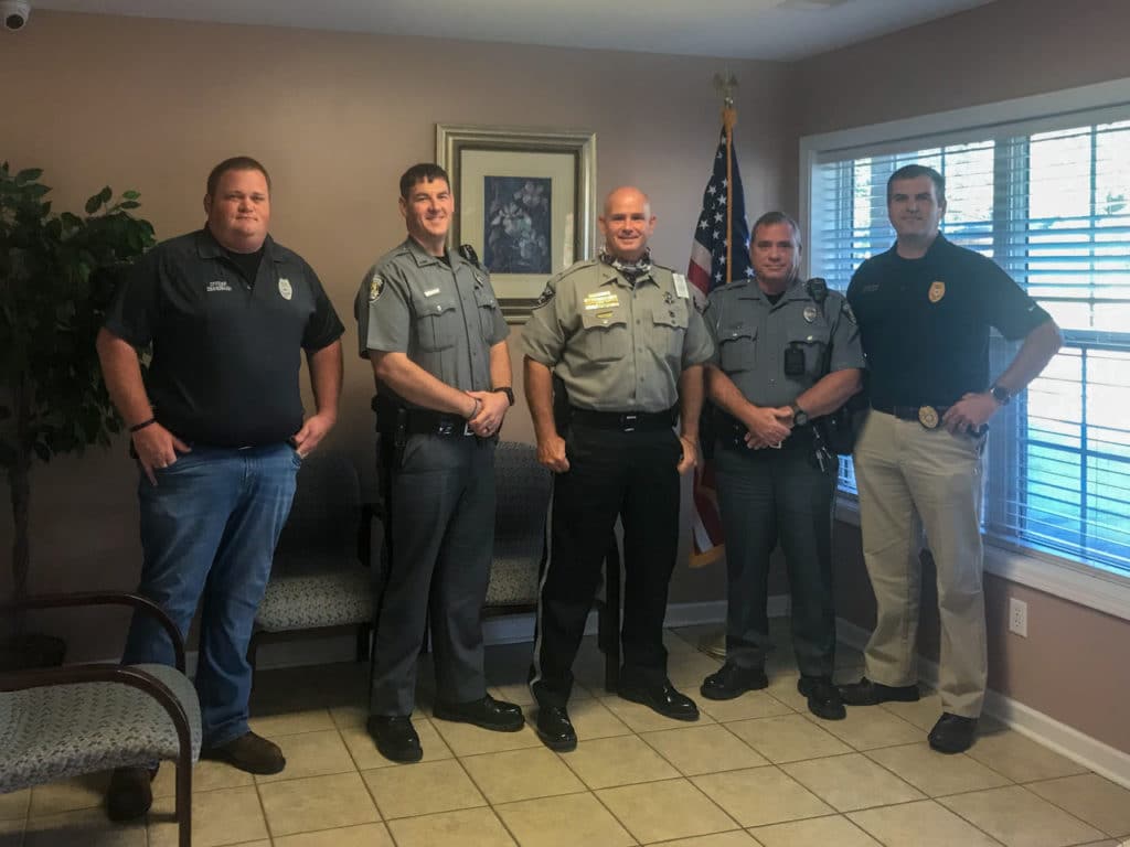 Delivering Lunch to Our Business Supporters - Macon Regional Crimestoppers