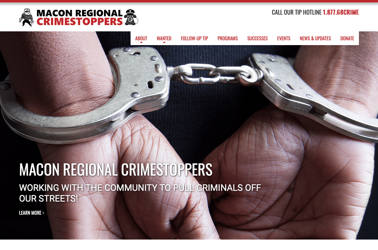 Macon Regional Crimestoppers | Local Non-Profit Serving Middle Georgia